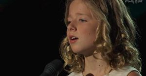 Talented 10-year-old girl with opera voice performs “the lord’s prayer ...